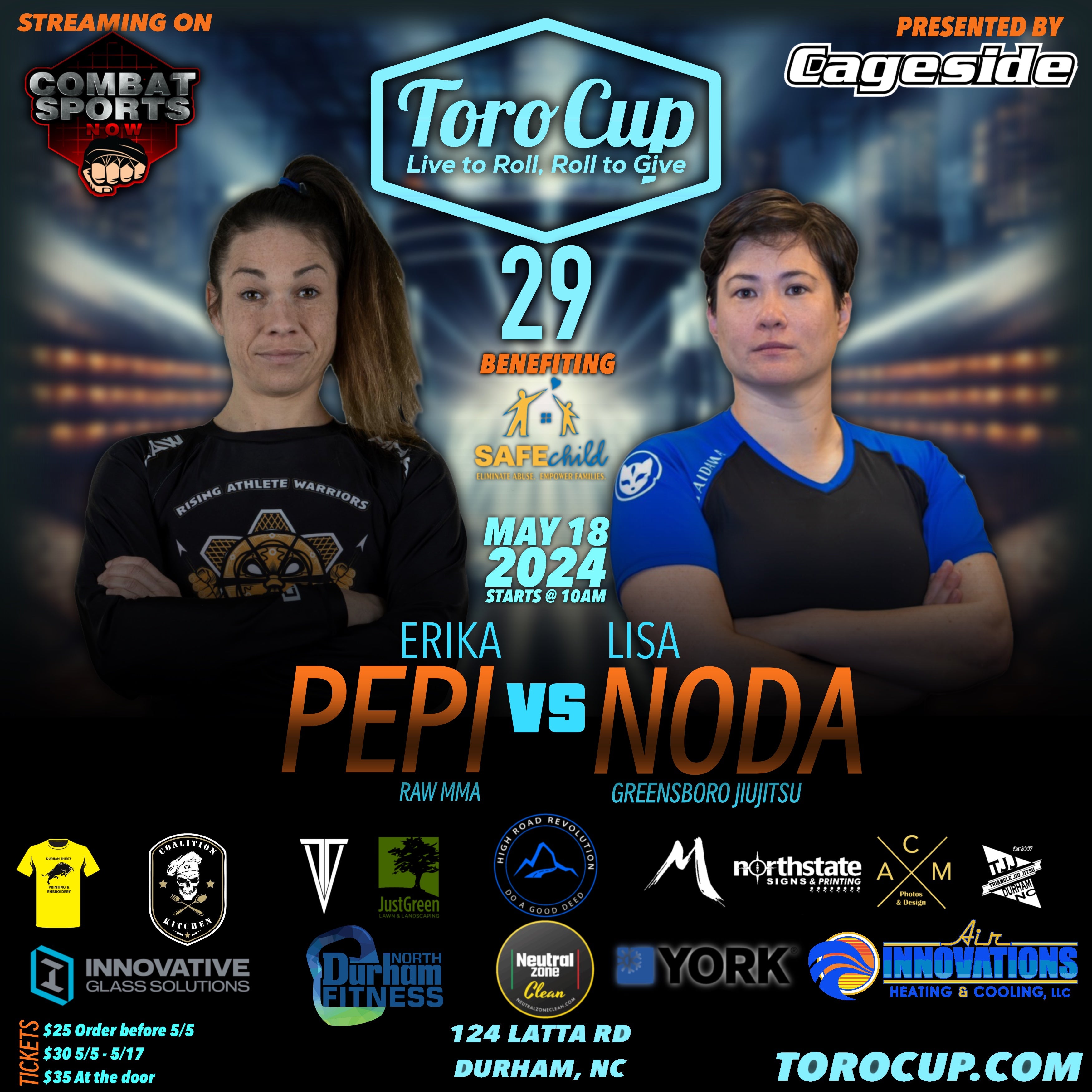 Erika Pepi def Lisa Noda via Eziekiel 1:00 $500 Sub bonus winner – Torocup