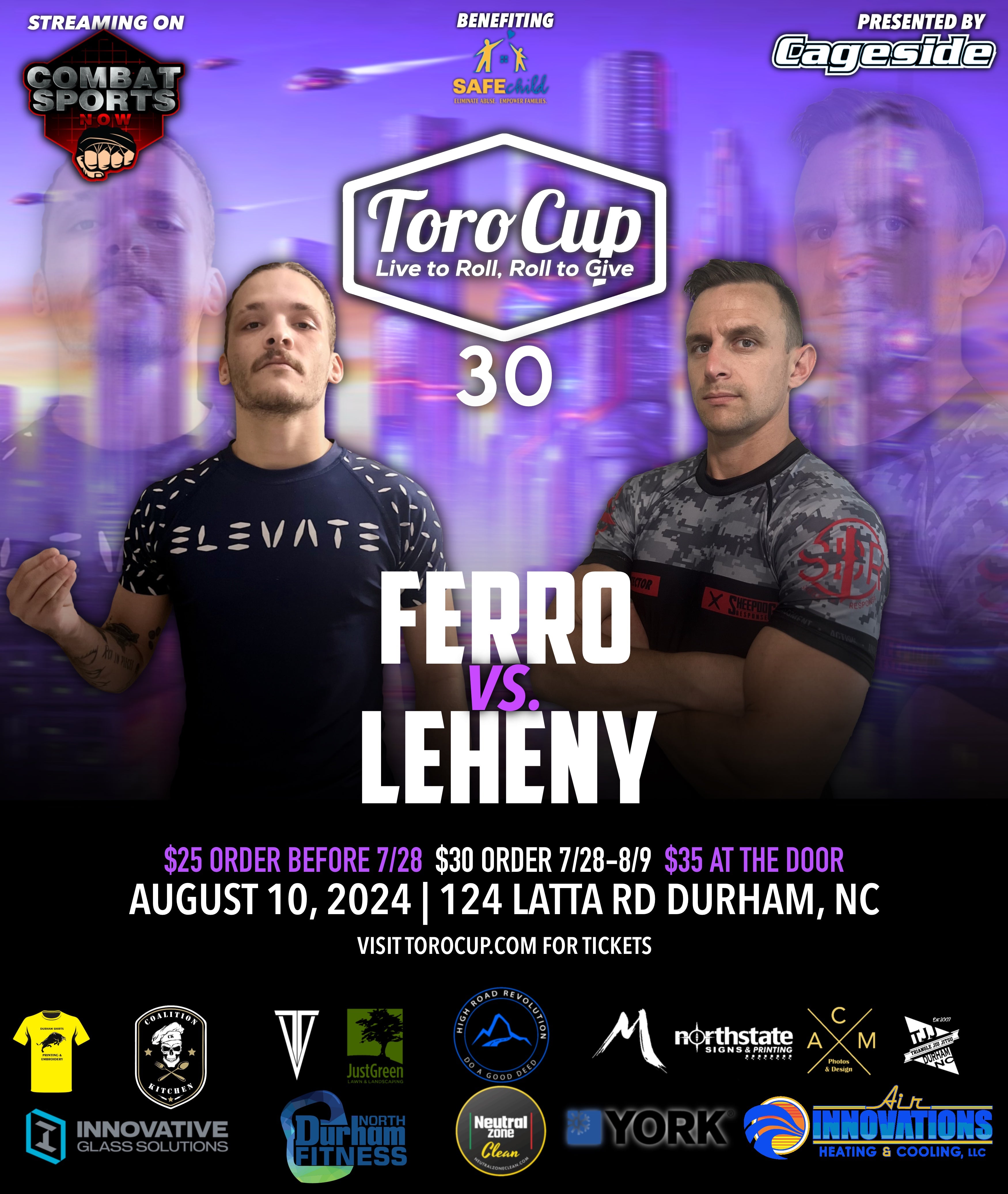 Matthew Ferro def Ryan Leheny via knee bar (:25) $500 Submission Bonus ...