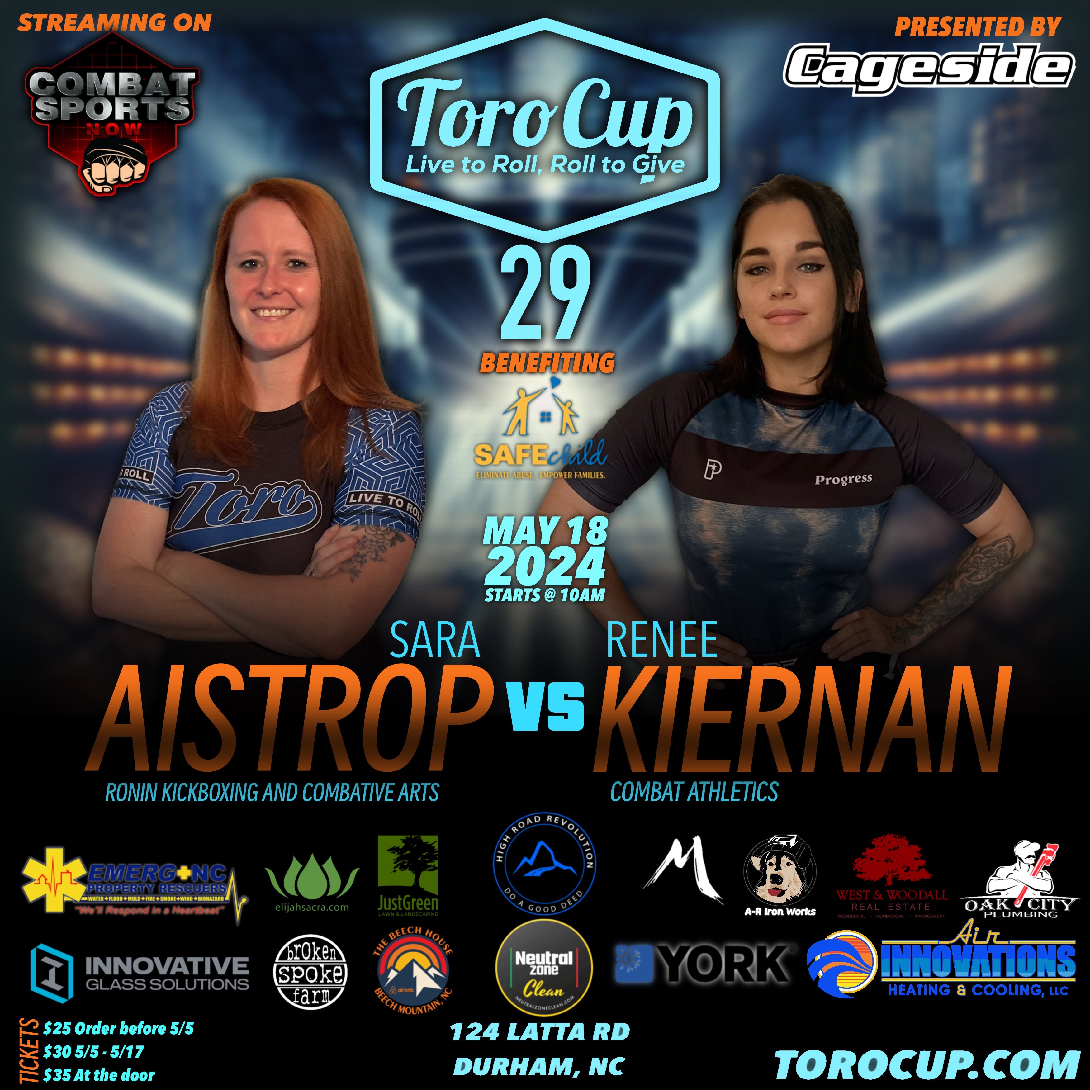 Renee Kiernan def Sara Aistrop via RNC :20 $500 Sub bonus winner – Torocup